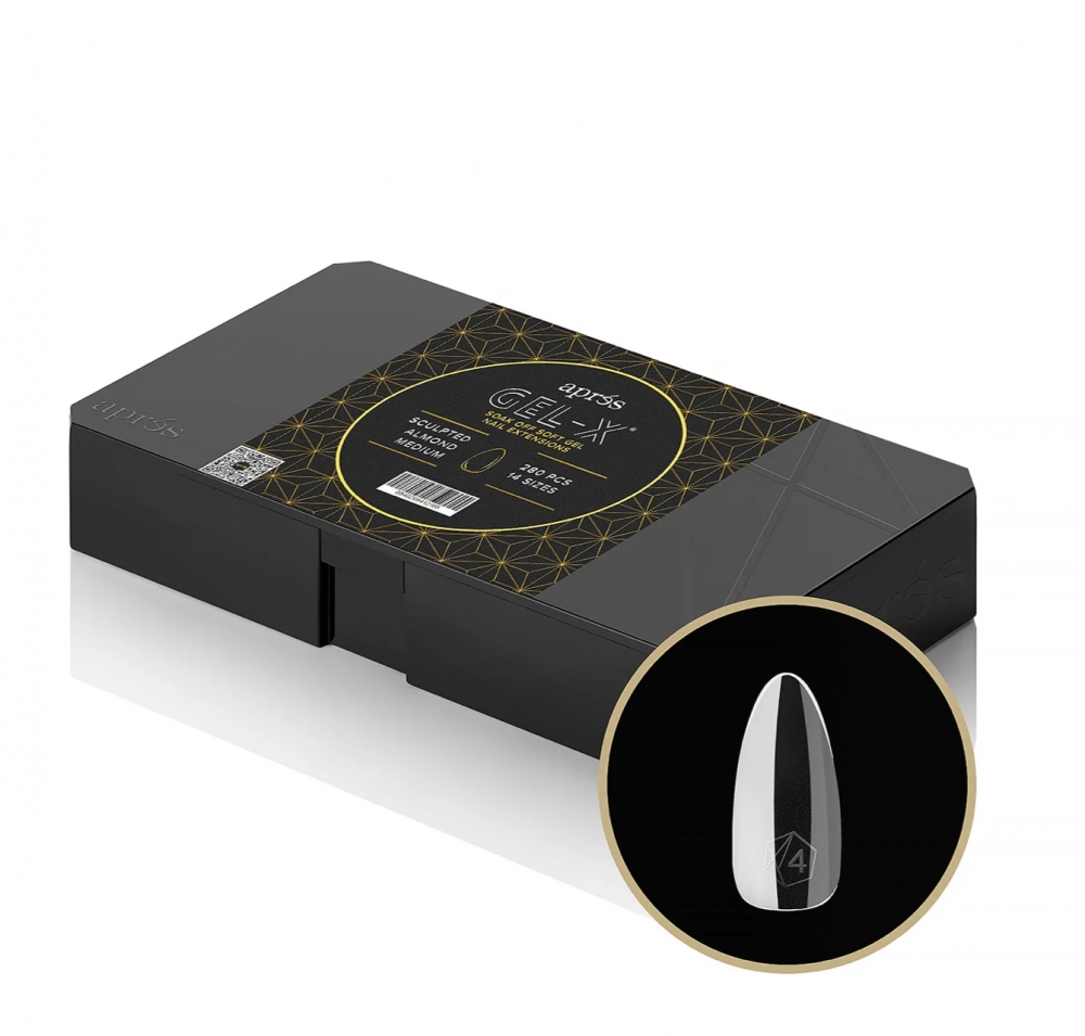 Gel-X Sculpted Almond Medium (280pcs) | Saffi Beauty: Negle og fotpleie produkter i Norge