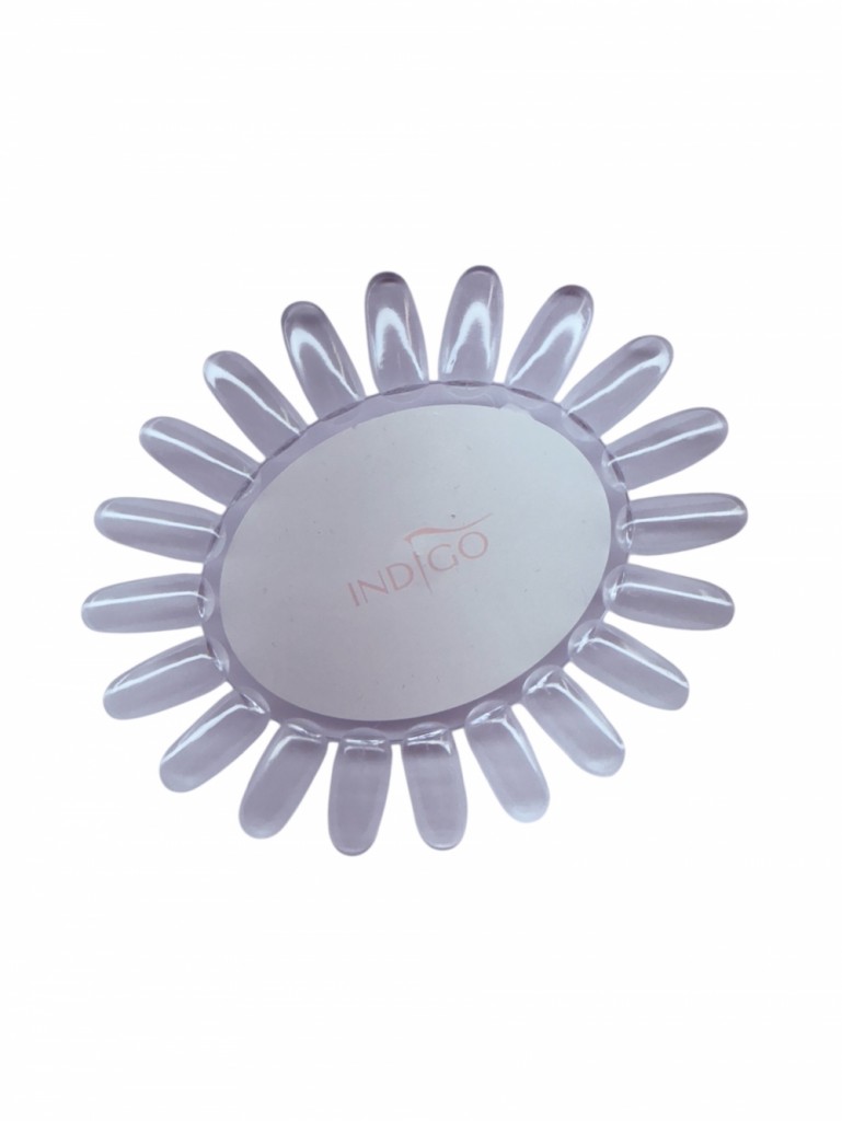 Color Chart Display Oval transparent - clear | Saffi Beauty: Negle og ...