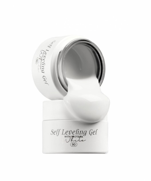 SELF LEVELING GEL WITH PROTEINS 90 WHITE - 15 ml | Saffi Beauty: Negle ...