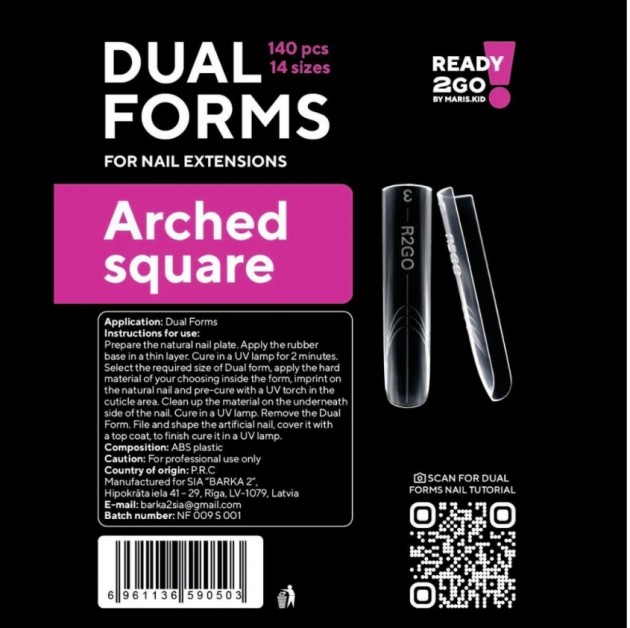 Dual Forms Ready2GO "Arched Square" | Saffi Beauty: Negle og fotpleie ...